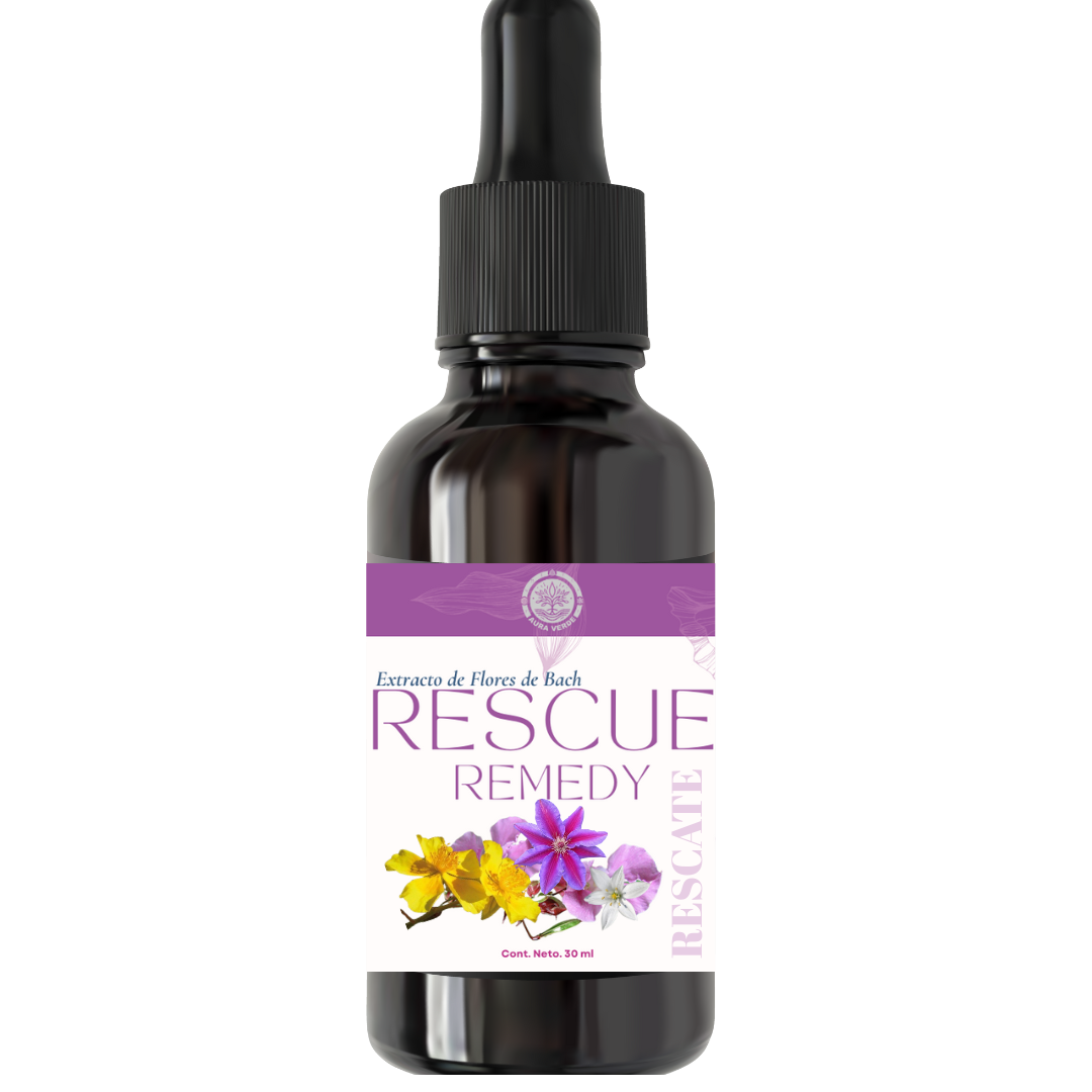 Flores De Bach ( Rescue Remedy ) Rescate 30ml – Aura Verde
